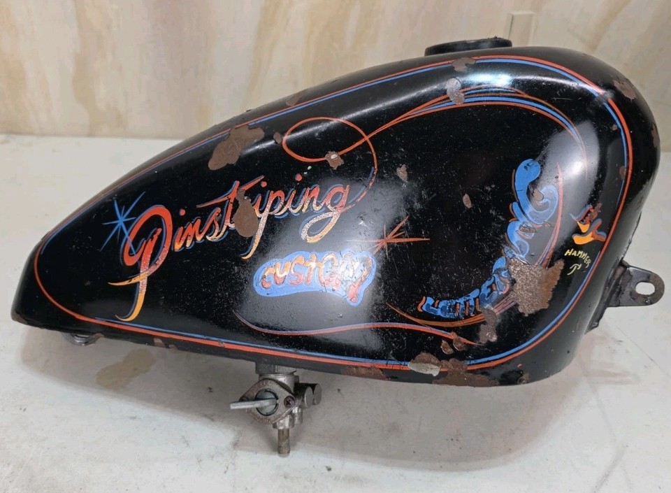 Harley Vintage Chopper Gas Tank Peanut Tank Panhead Knucklehead ...