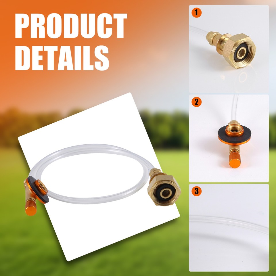 Propan Nachfuell Adapter Picknick Campingkocher Gasschlauch ...