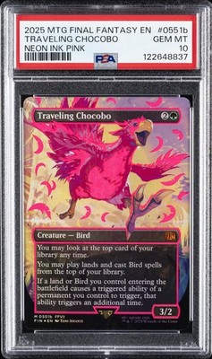 2025 MTG FINAL FANTASY COLORFUL CHOCOBOS-NEON INK PINK TRAVELING ...