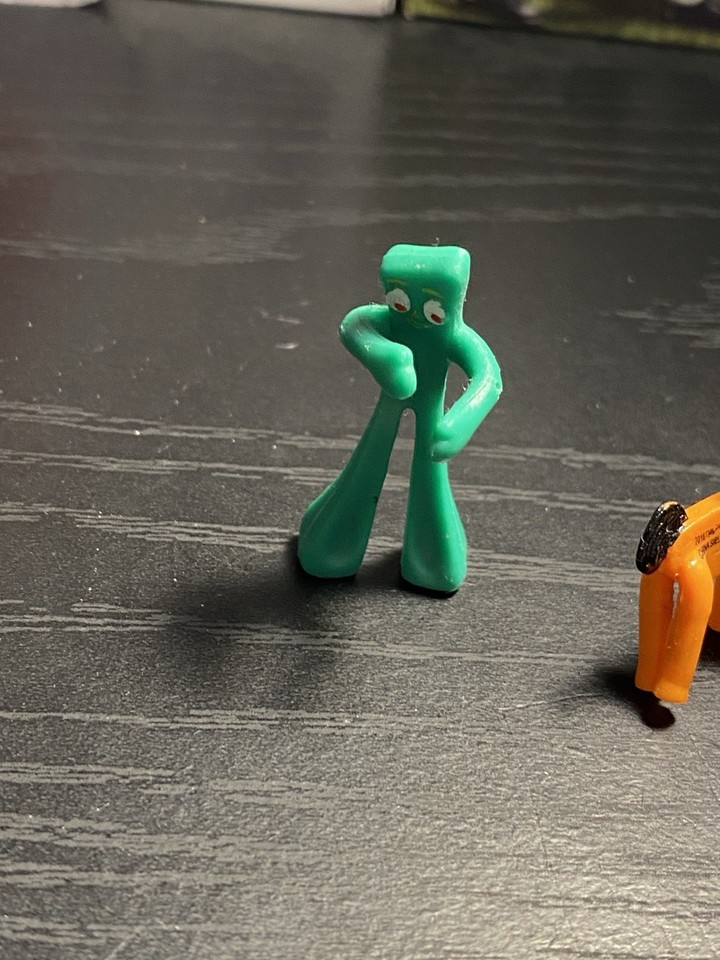 Vintage Mini Gumby & Pokey Bendable Figures - 1.5" - 2016 - Collectible ...