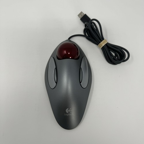 Logitech T-BC21 810-000767 Optical Trackman Marble USB Mouse Silver ...