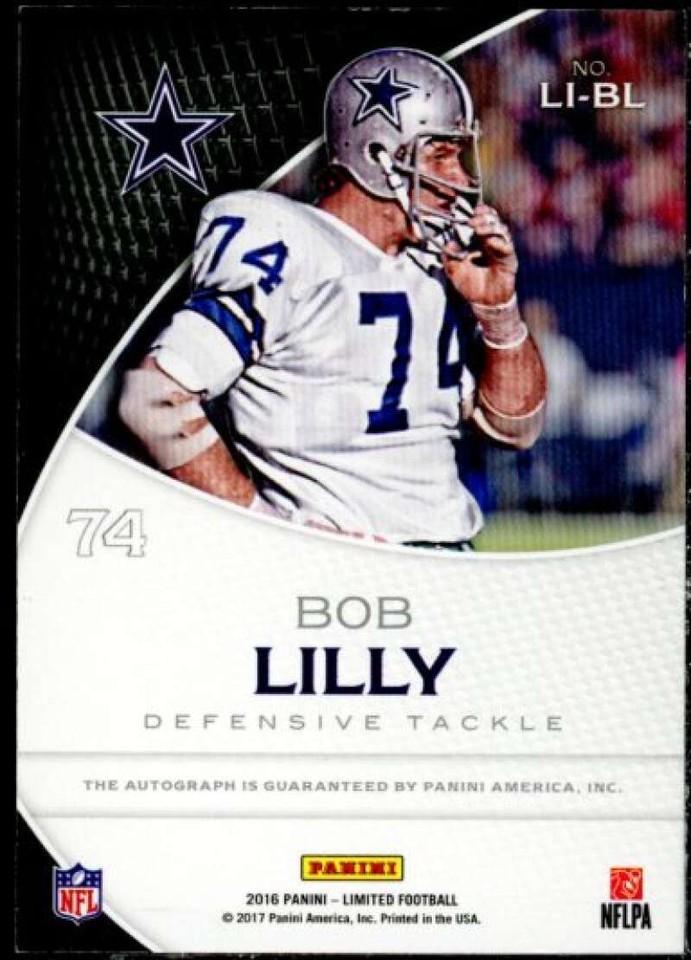 Bob Lilly Card 2016 Limited Ink #30 | eBay