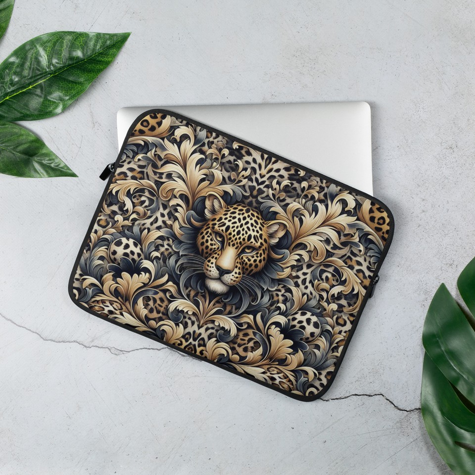 Leopard Print Animal Themed Laptop Sleeve Cover Case | eBay