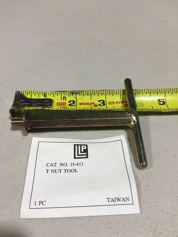 T-Nut Installation Tool 1/4"-20 Tee Zinc Plated Steel Heavy Duty Fast ...