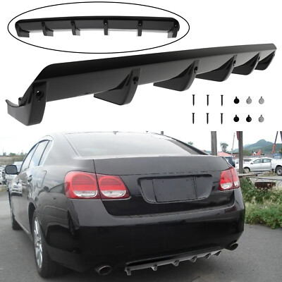 Rear Bumper Diffuser Spoiler Splitter Lip Gloss Black For Lexus GS F ...