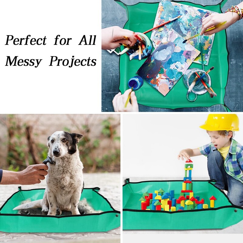 1 Piece Transplanting Mat Indoor Portable Square Foldable Easy Mat ...