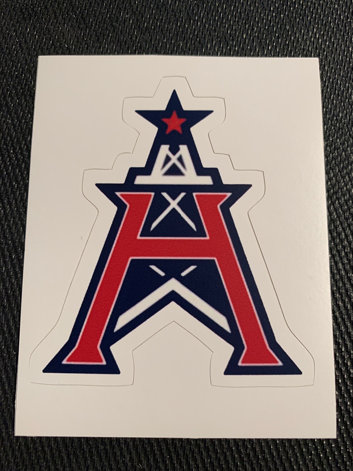 3" x 3.5" Houston Roughnecks XFL Football Color Decal Sticker - Free ...