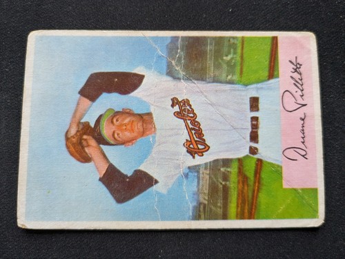 1954 Bowman Baseball Card # 133 Duane Pillette - Baltimore Orioles (GD ...