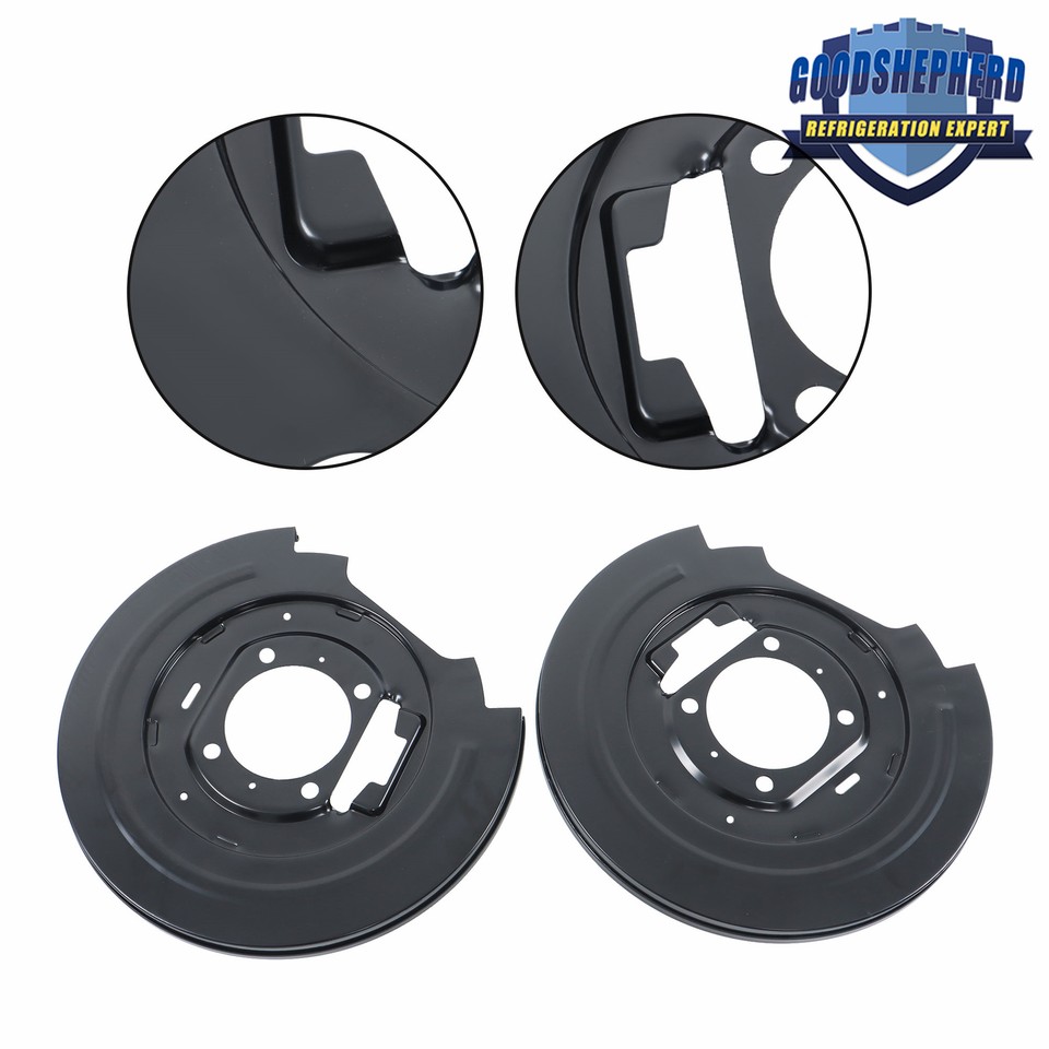 924-215 Pair Brake Backing Plates Set of 2 Rear For Ford F150 F250 ...