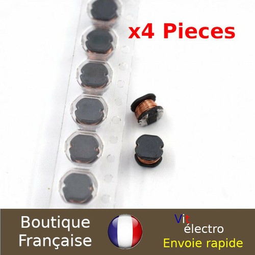 x4 Pcs Inductances de Puissance (CMS) 33uH CD54 SMD 5.8*5*4.5mm 7749C ...