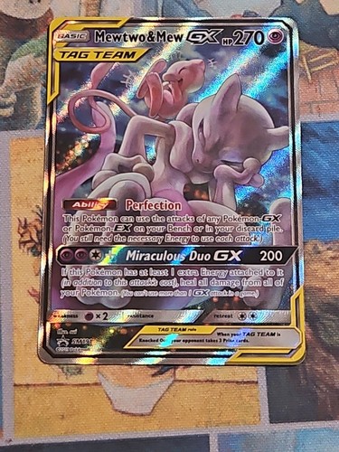 Mewtwo & Mew GX LP/MP-SM191-Black Star Promo-Full Art-English | eBay