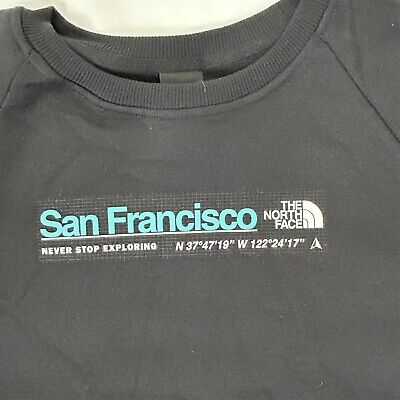 NWT North Face Women's Black City Crew San Francisco NWT North Face Women's Black City Crew San Francisco