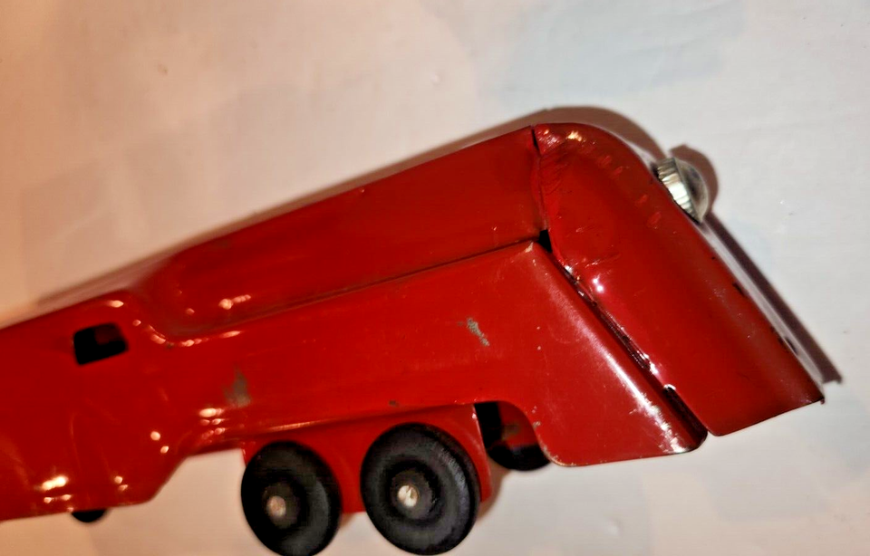 Vintage 3pc Pressed Steel Marx Lumar Lines Railroad Train Locomotive ...