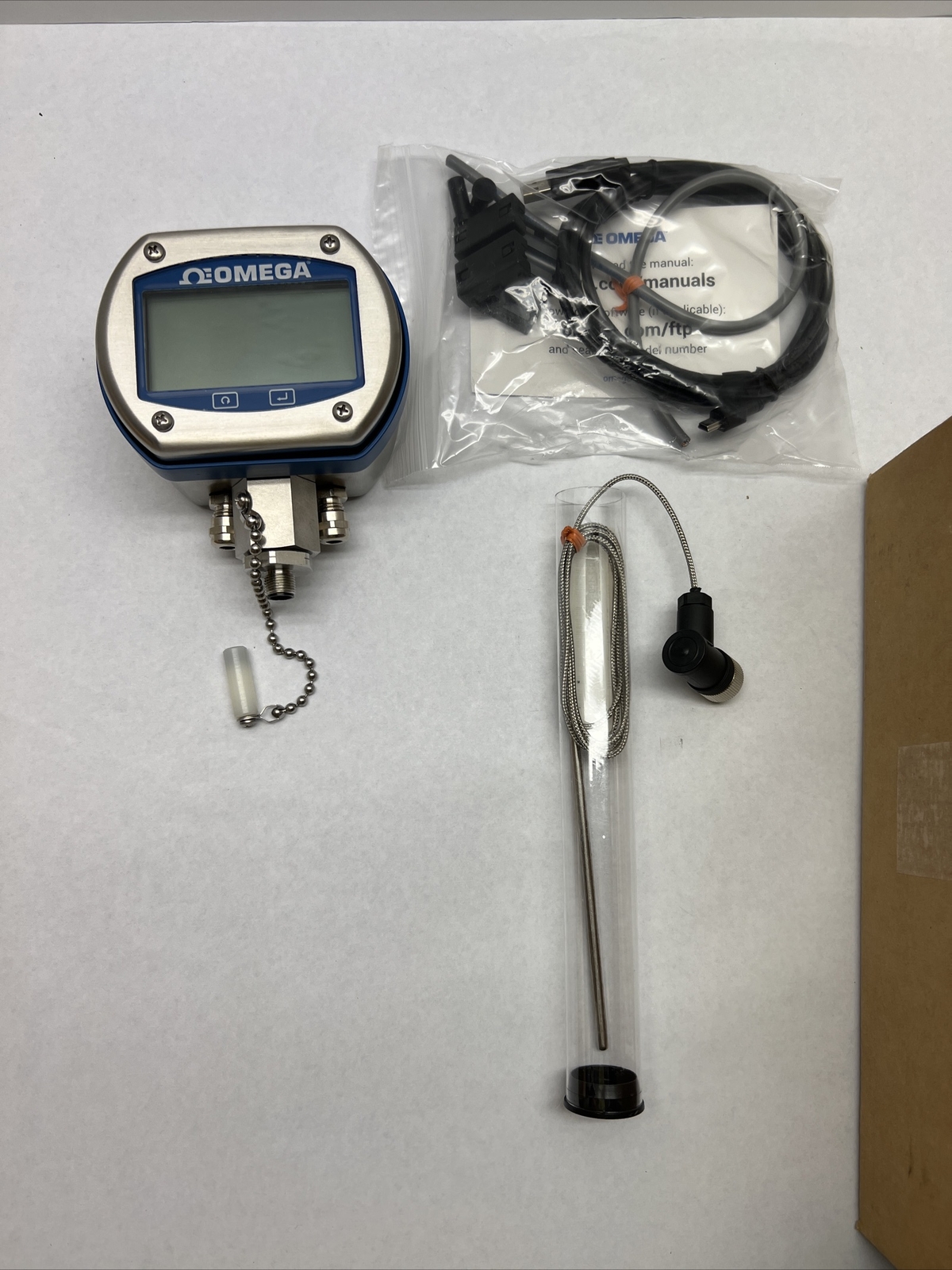 Omega Digital RTD Thermometer with NEMA 4X Enclosure DTG-RTD100-M12-M ...