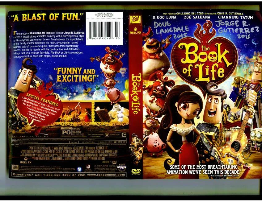 The Book Of Life Dvd Cover