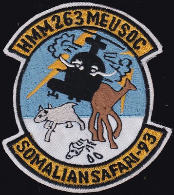 USMC HMM-263 MEUSOC Somalia 1993 Patch S-8 | eBay