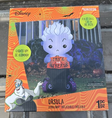 Disney Villains Ursula Blow Up Inflatable Light Up 3.5 Ft Tall 5263226 ...