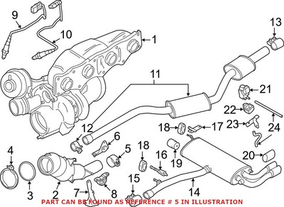 Genuine OEM Exhaust Clamp for BMW 18308632361 | eBay