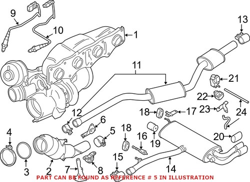 Genuine OEM Exhaust Clamp for BMW 18308632361 | eBay