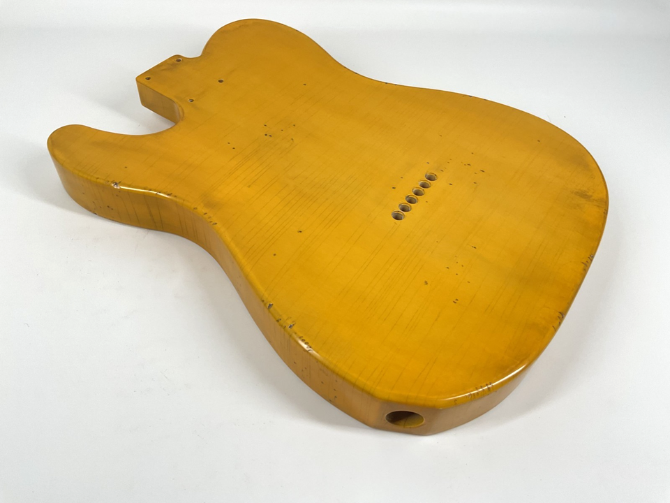 MJT Official Custom Vintage Aged Nitro Guitar Body Mark Jenny VTT Alder ...