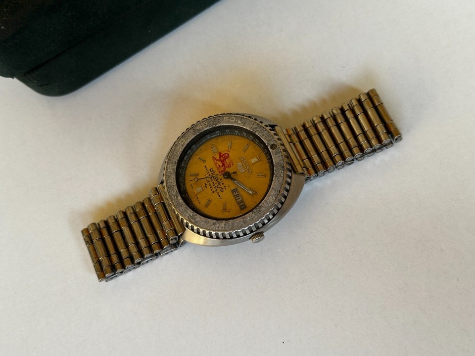 1970's Vintage Seiko Iranian Royal Army Watch Shah Pahlavi Ultra Rare ...