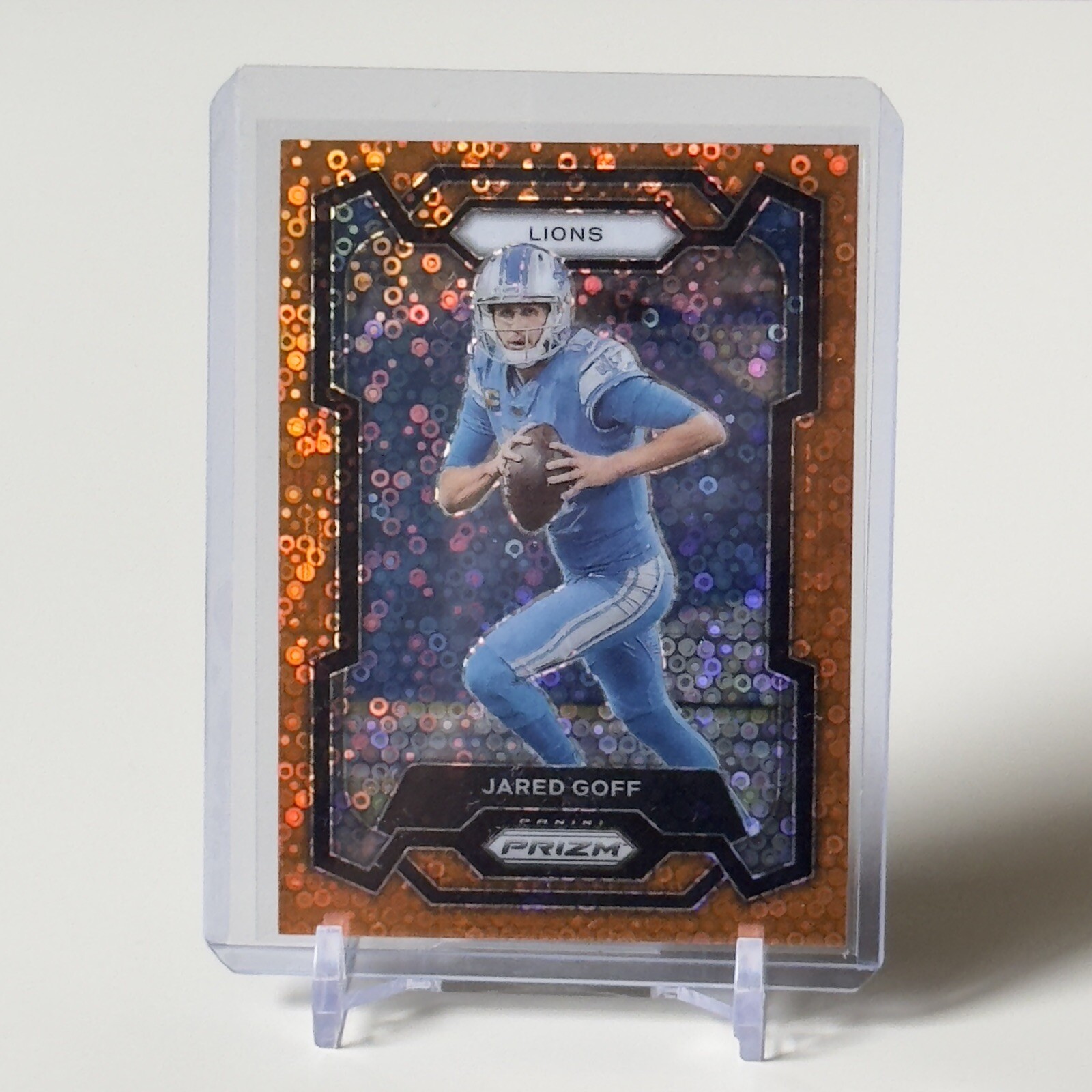 2023 Panini Prizm Jared Goff Orange Disco #98 Detroit Lions | eBay