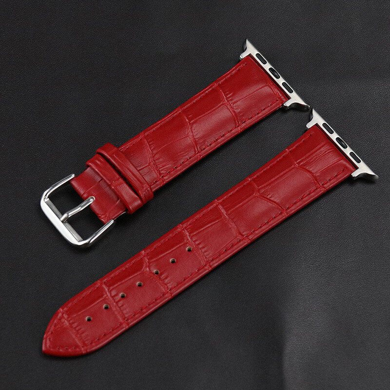 Genuine Leather Watch Band Strap For apple iwatch 8765432 SE 38/40/41 ...