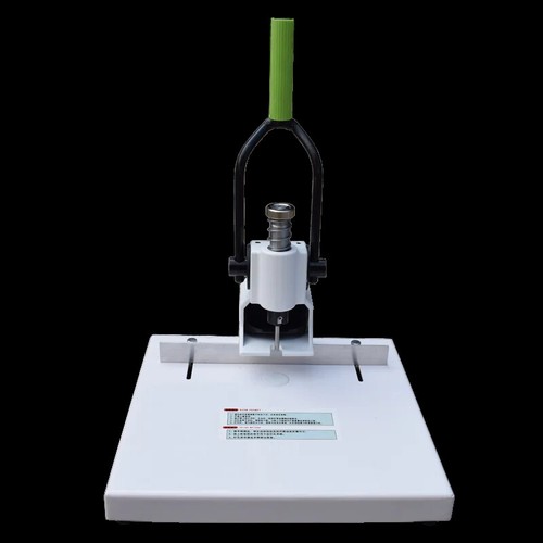 Heavy-duty single hole punching machine 3-10mm drill bit fabric card ...