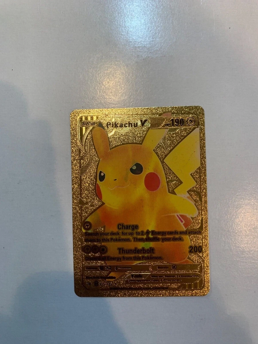Gold Pokemon Card Misprint