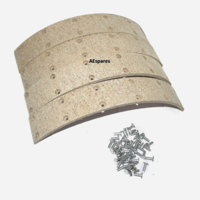 Free Shipping Brake Shoe Lining Kit With Rivets Fits Massey MF 35 35X ...