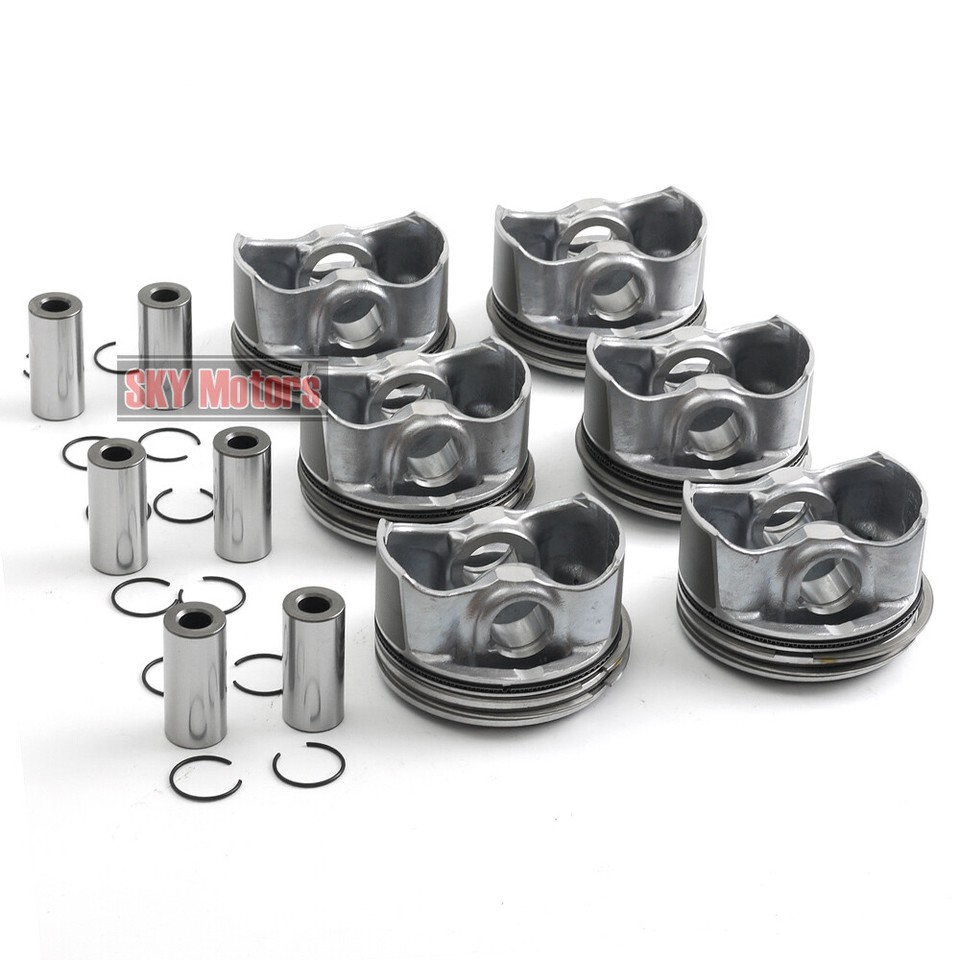 STD 6x Pistons Rings Set Φ88mm for 2.5L 3.0L M272 Mercedes-Benz E280 ...