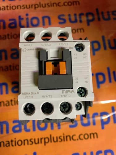 CERUS INDUSTRIAL MRC-18bS 3PH 120VAC COIL 1NO1NC CONTACTOR *NEW ...