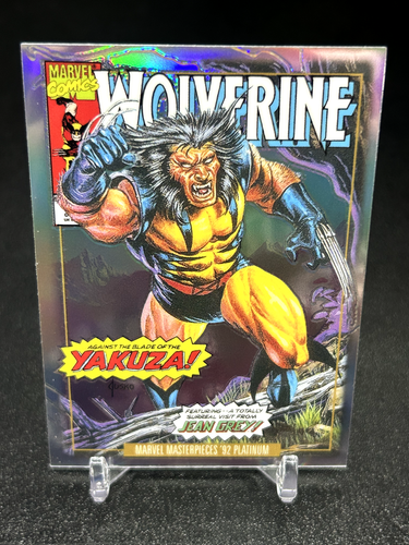 Marvel Masterpieces '92 Platinum Wolverine Variant Covers Rainbow | eBay