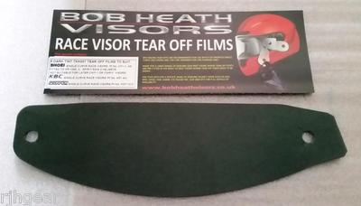 SHOEI, KBC, SCORPION, VISOR TEAR OFFS, DARK TINT GENUINE RACE VISORS ...