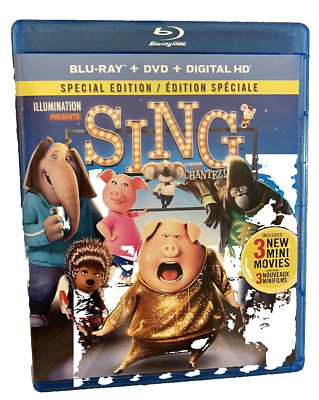 Sing Blu-Ray+DVD Movie Special Edition (2016) | eBay