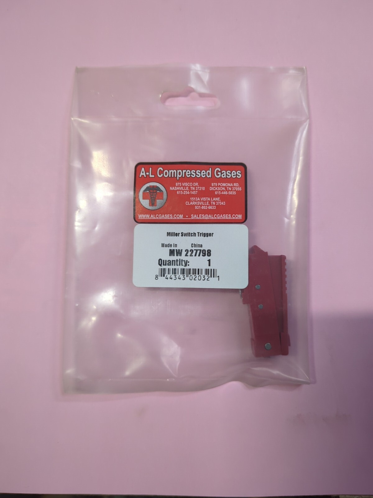 AL Compressed Gas 227798 Miller Trigger Hobart MIG Welder Switch M10, M15, M25 F 844343020321 | eBay