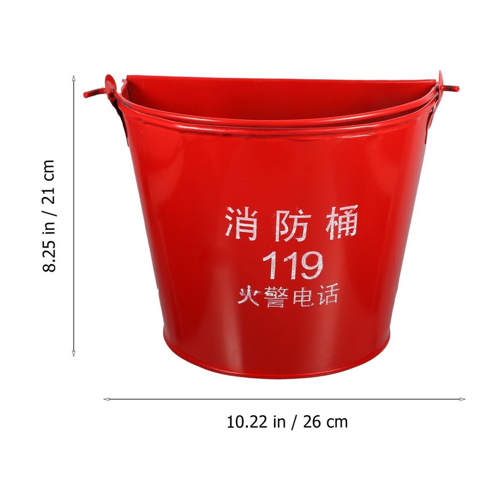 Fire Emergency Bucket Buckets Heavy Duty Fire-fighting Equipment | eBay ...