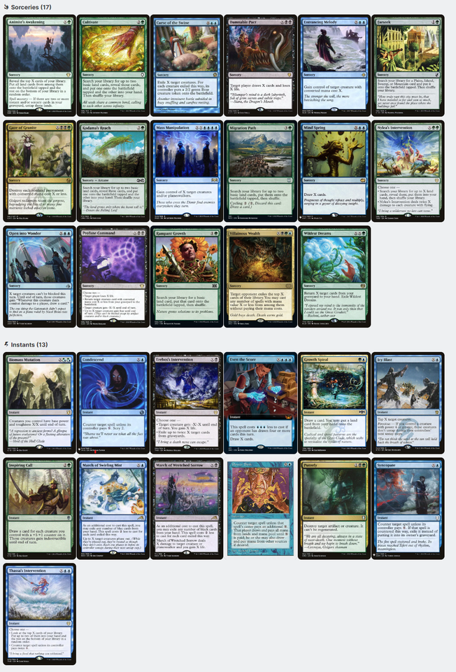 Zaxara, the Exemplary HYDRA TRIBAL X-SPELLS Magic MTG Custom Commander ...