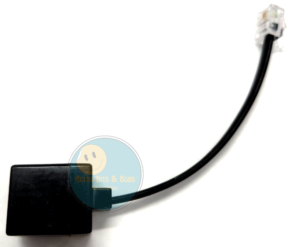 RJ45 to RJ11 Male to Female 2P2C Adaptor, Phone Handset, 4" Cord | eBay