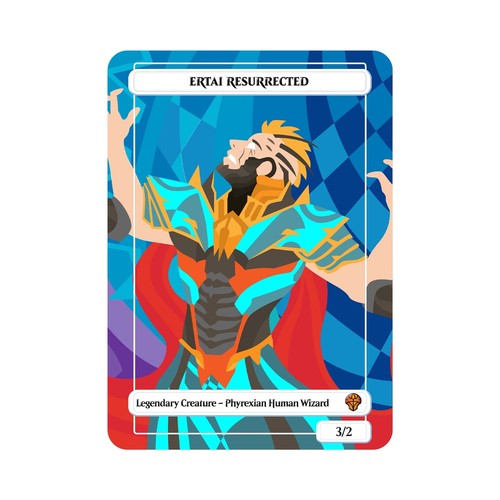 Ertai Resurrected Metal Orica Card - Magic the Gathering - Yugioh ...