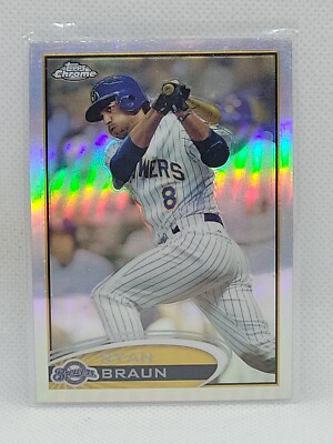 Ryan Braun 2012 Topps Chrome Baseball Refractor #117 NrMt | eBay