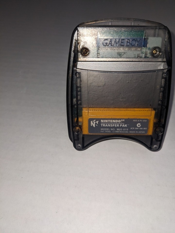 Nintendo 64 Transfer Pak Controller - Gray 45496860219 | eBay