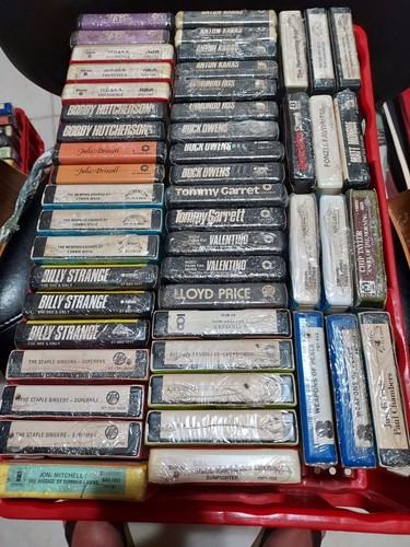 RARE 8 TRACK TAPES-$3 each of YOUR CHOICE-VARIOUS GENRE and ARTISTS-WE ...