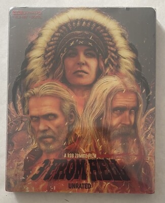 3 From Hell Steelbook (4K UHD+Blu-ray+Digital, Unrated, Rob Zombie) Sealed | eBay