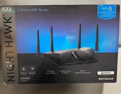 NETGEAR AX5200 Nighthawk 6-Stream Dual-Band Wi-Fi Router - Black ...