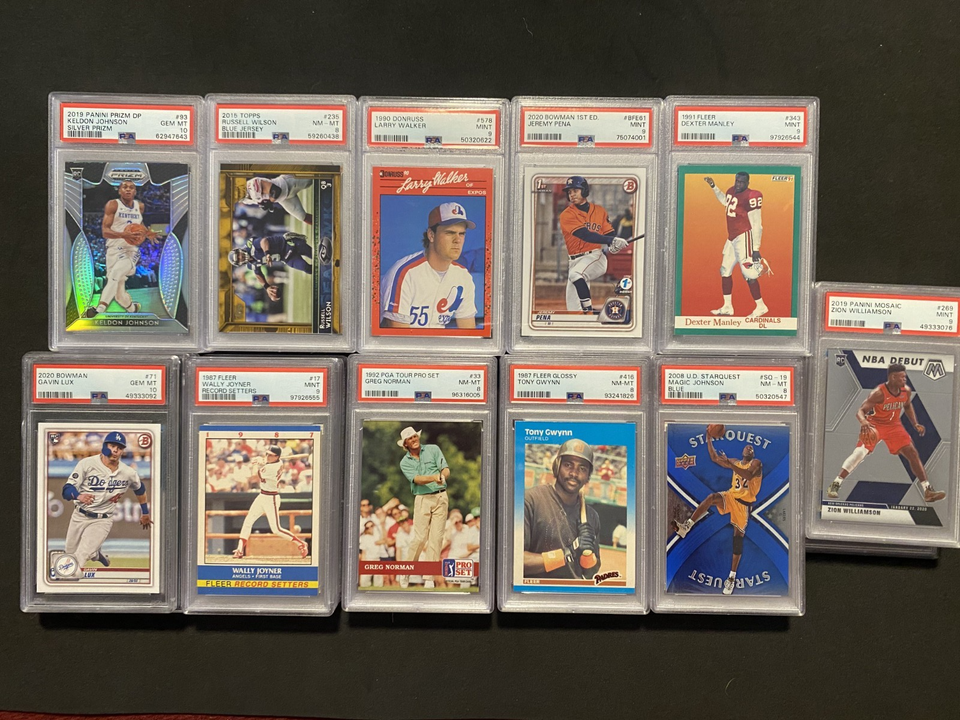 BULK SLAB LOT 55X - PSA 10s, ROOKIES, HOFs | eBay