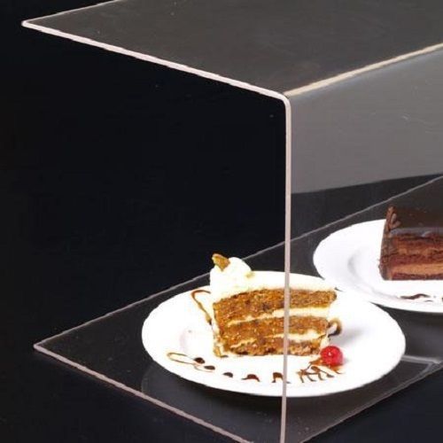 Clear Acrylic U-Shape Sneeze Screen Food Guard Cough Display Markets ...