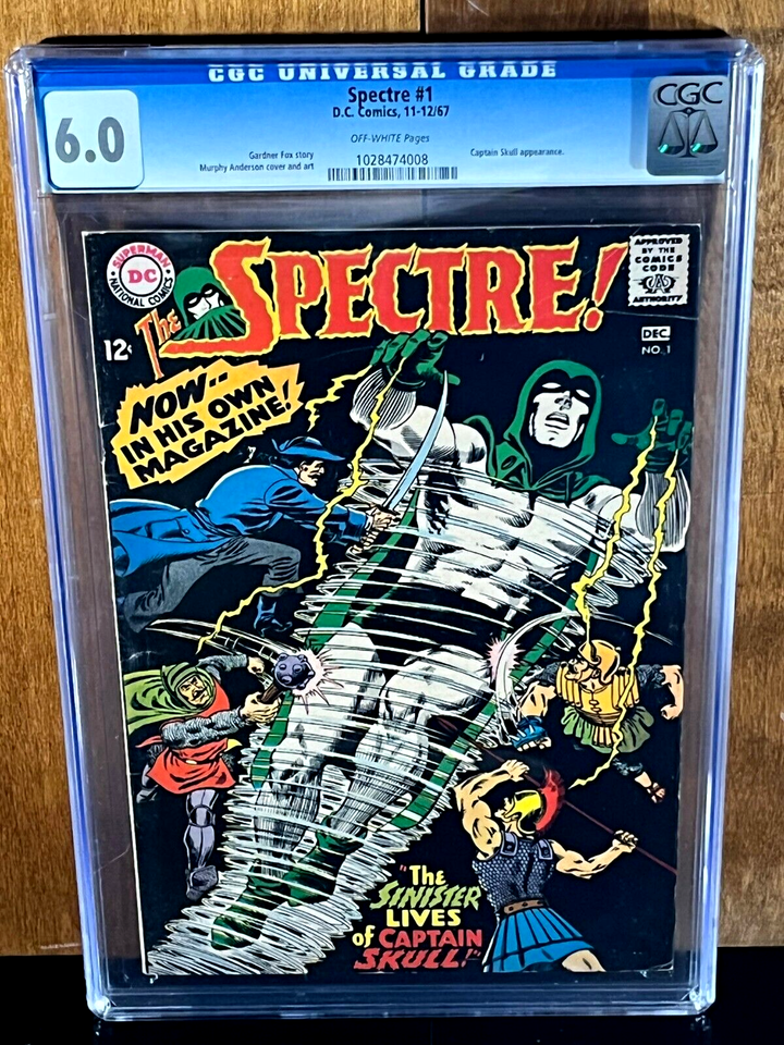 First Appearance THE SPECTRE 1 Showcase 60 CGC Lot DC 1966 1967 Silver ...