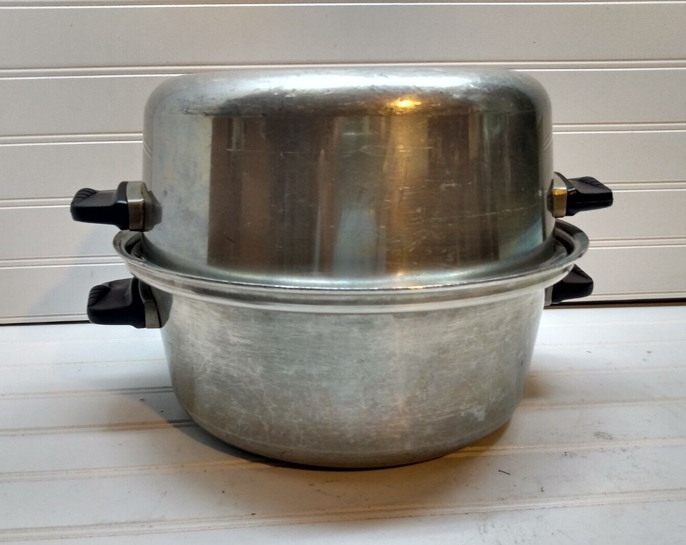Wear-Ever 4Qt Stockpot Cast Aluminum Dutch Oven Roaster Dome Lid ...