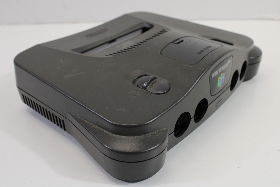 Nintendo 64 N64 Black Charcoal Gray Console Used OEM Replacement Shell ...